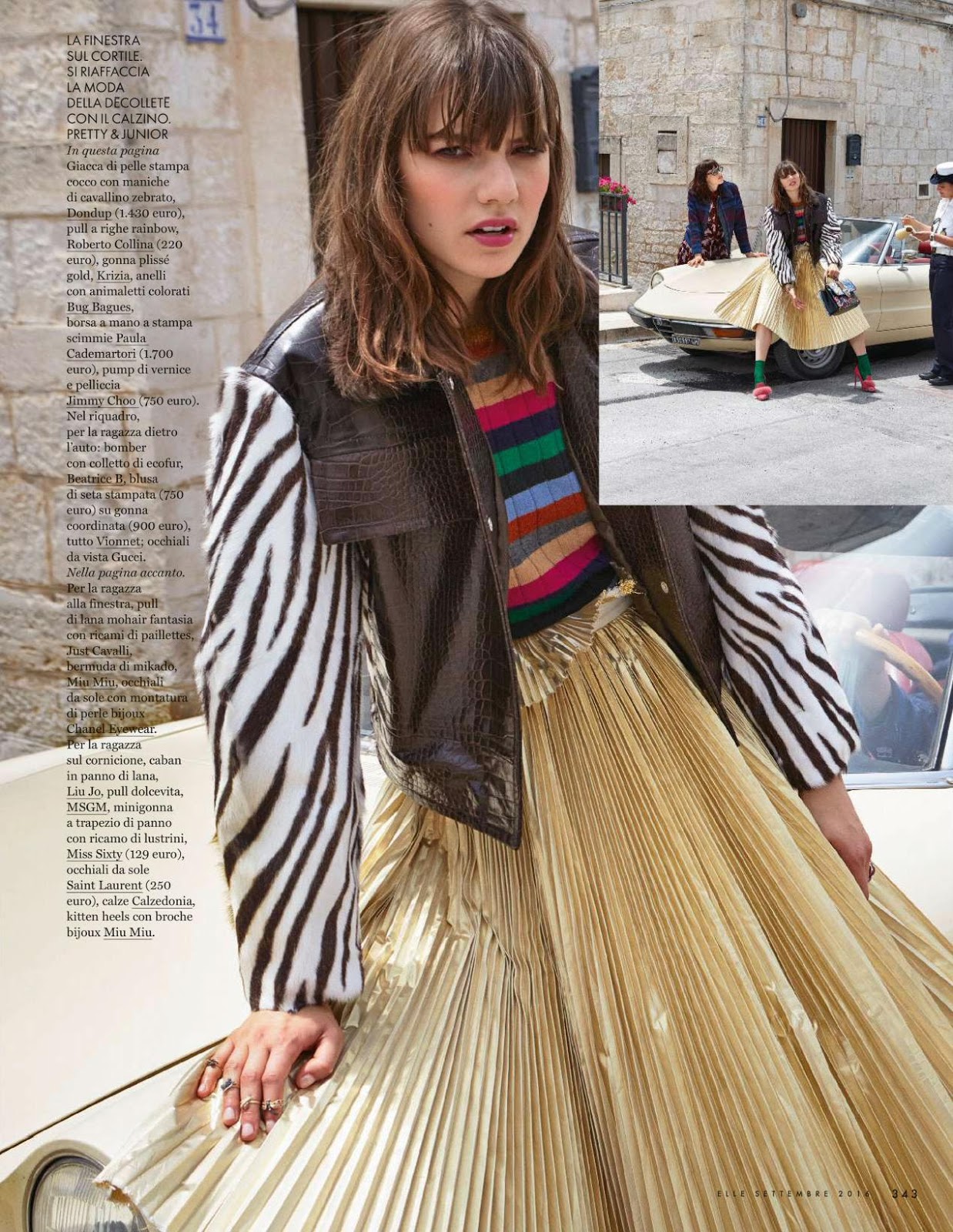 Duchess Dior: "Crazy Remix" by Annabel Mehran for ELLE Italia September ...