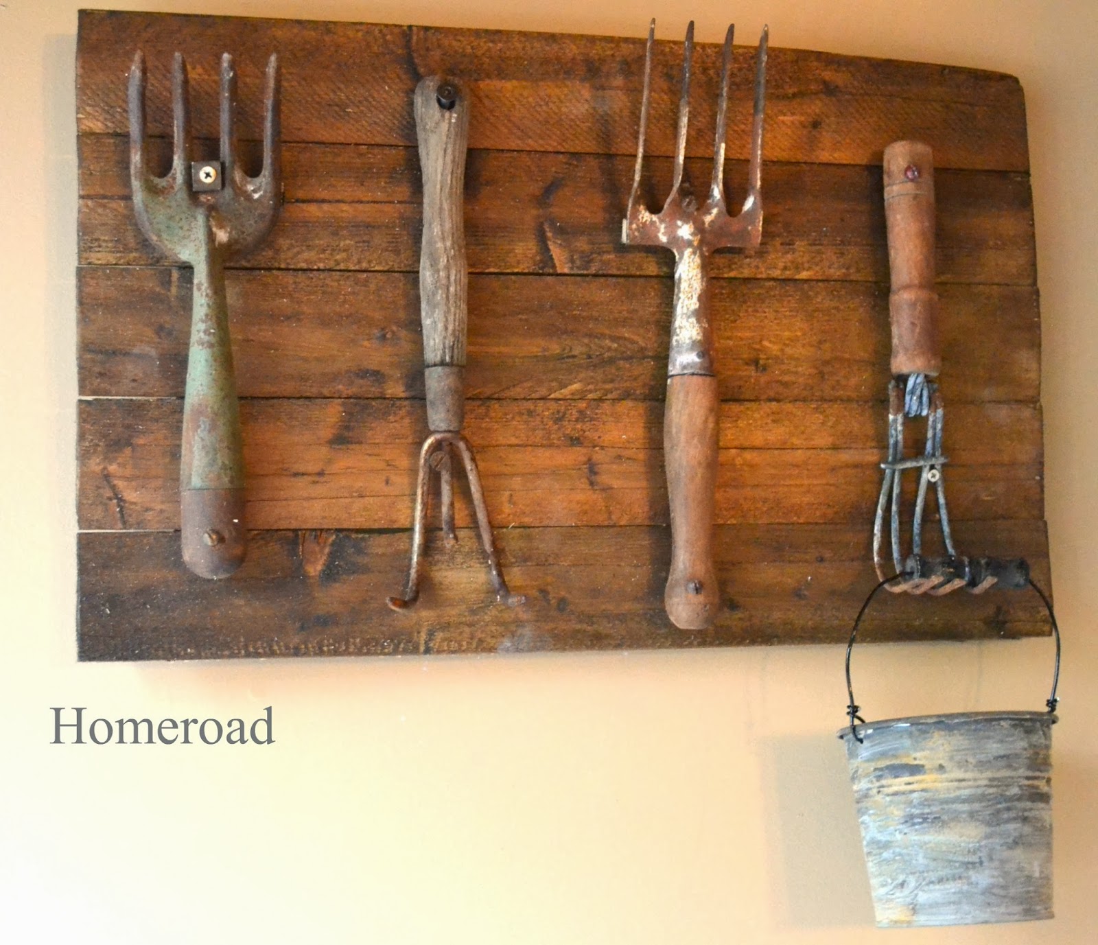 Vintage Garden Tool Hooks