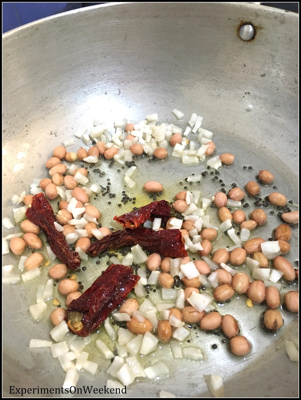 My Food Affairs: Kadle Puri Oggarane / Spicy Puffed Rice