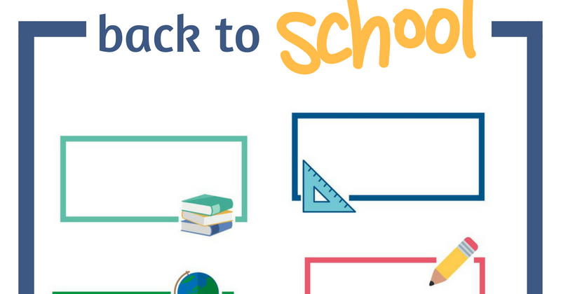 Back to School Printable Name Tags |Keeping it Real