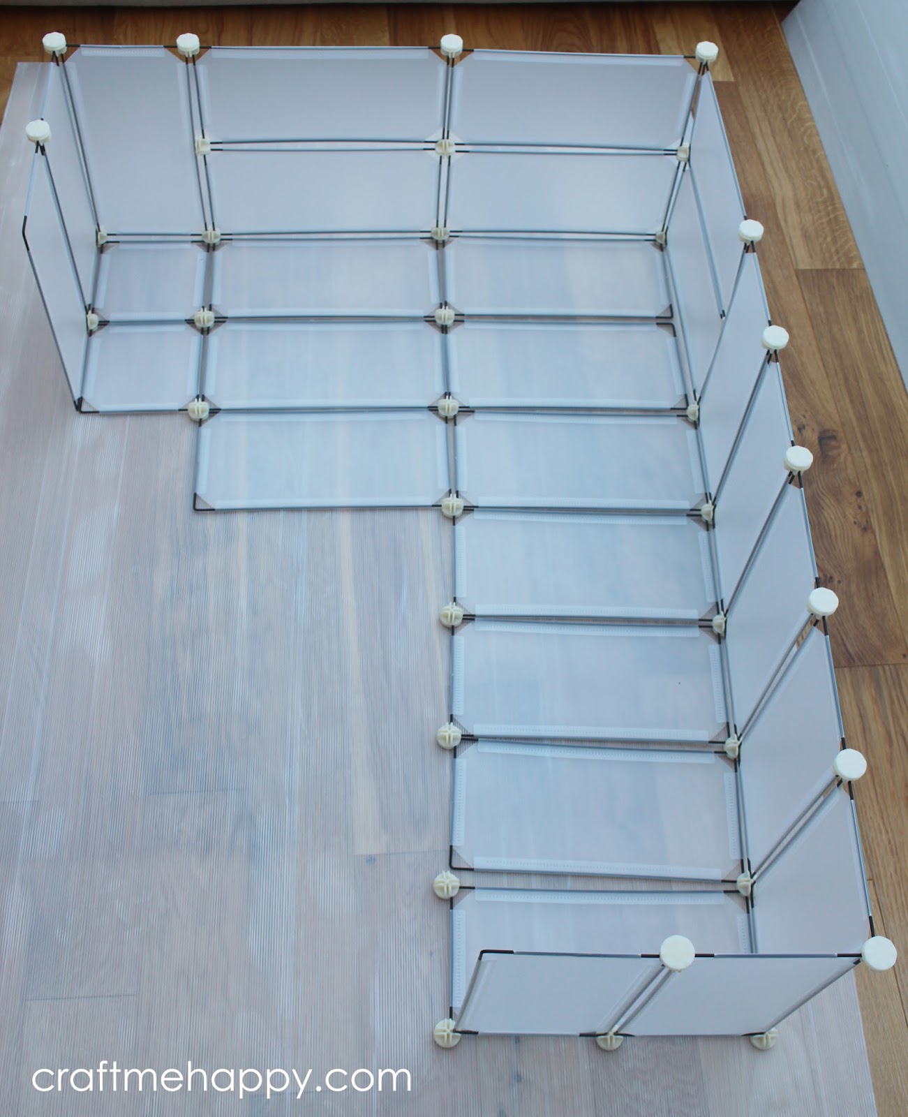 Building a corner DIY C and C style guinea pig cage with a Perspex ...