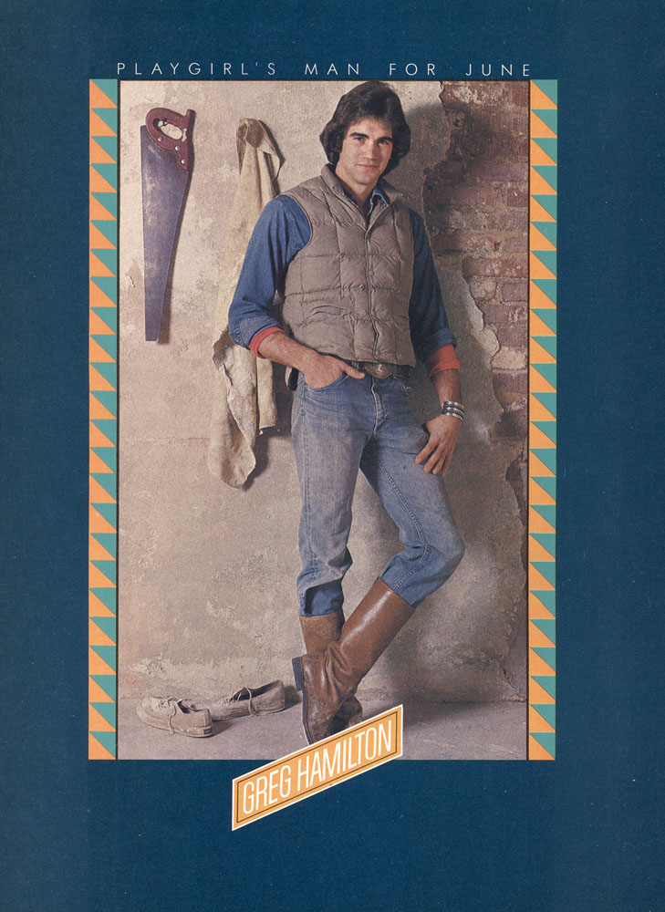 Welcome to my world.... : GREG HAMILTON - Playgirl - June 1976