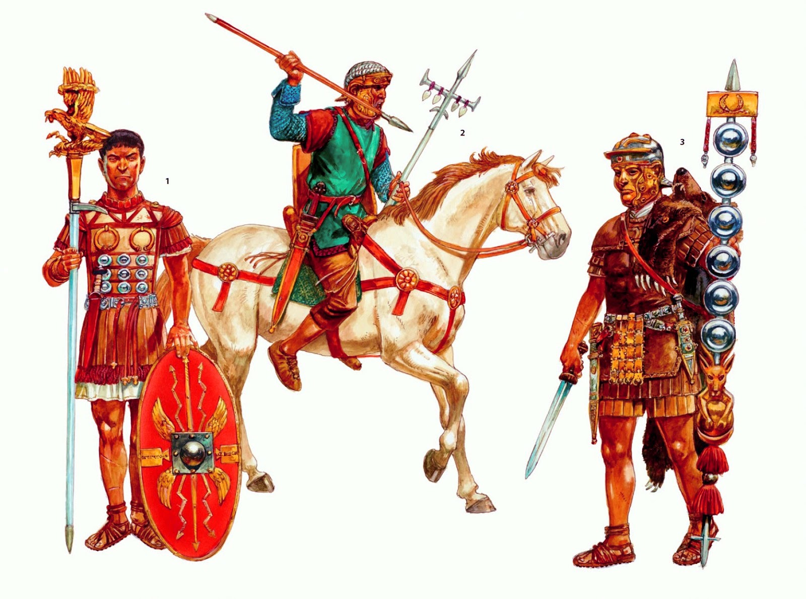 imágeneshistóricas.blogspot.es: Roman Standards & Standard-Bearers (1)
