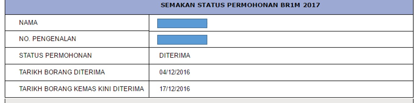 记得要检查BR1M的申请状态！确保成功申请 - Leesharing