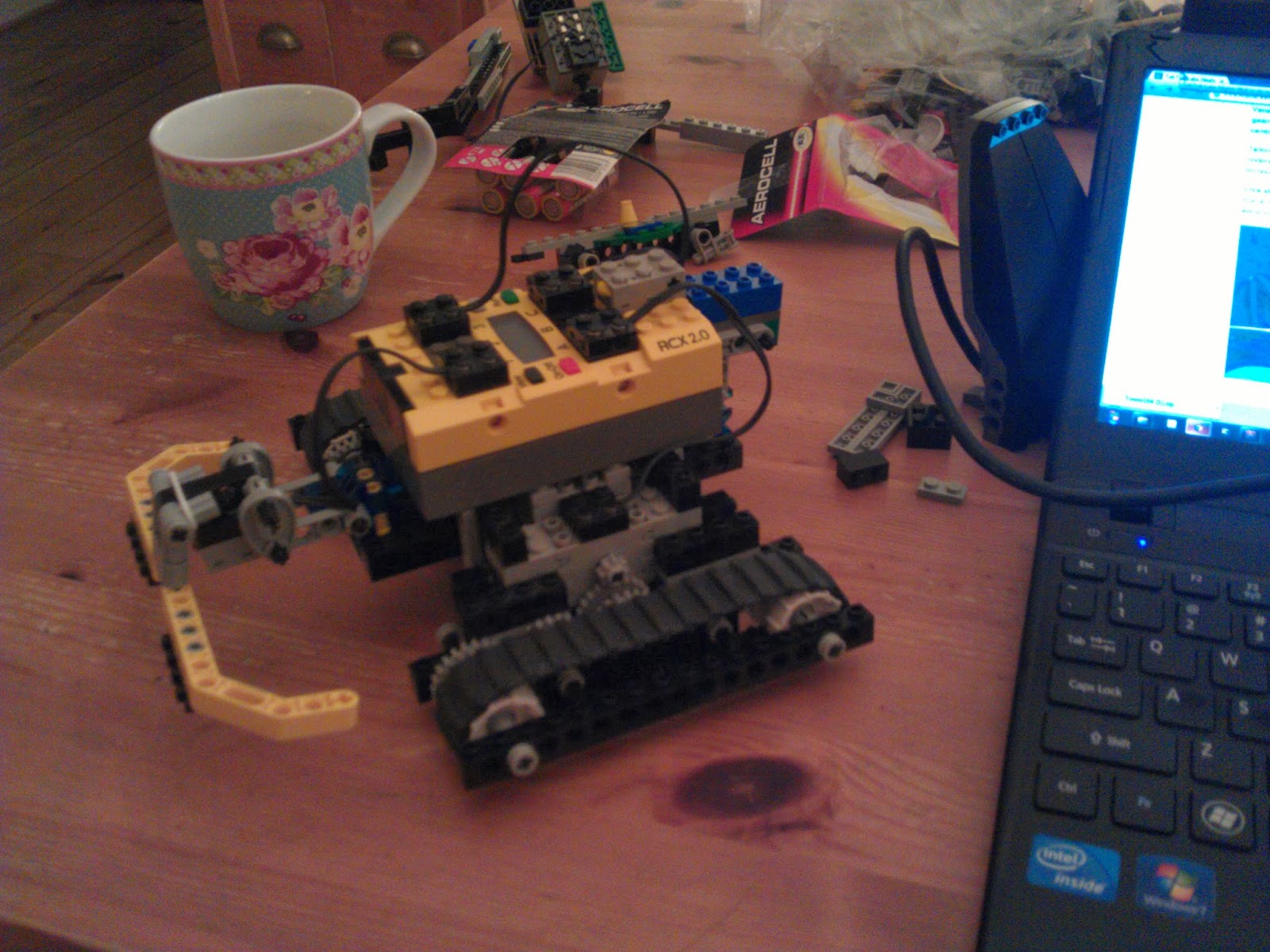 Logboek van mijn knutselprojectjes: Lego Mindstorms RCX robot