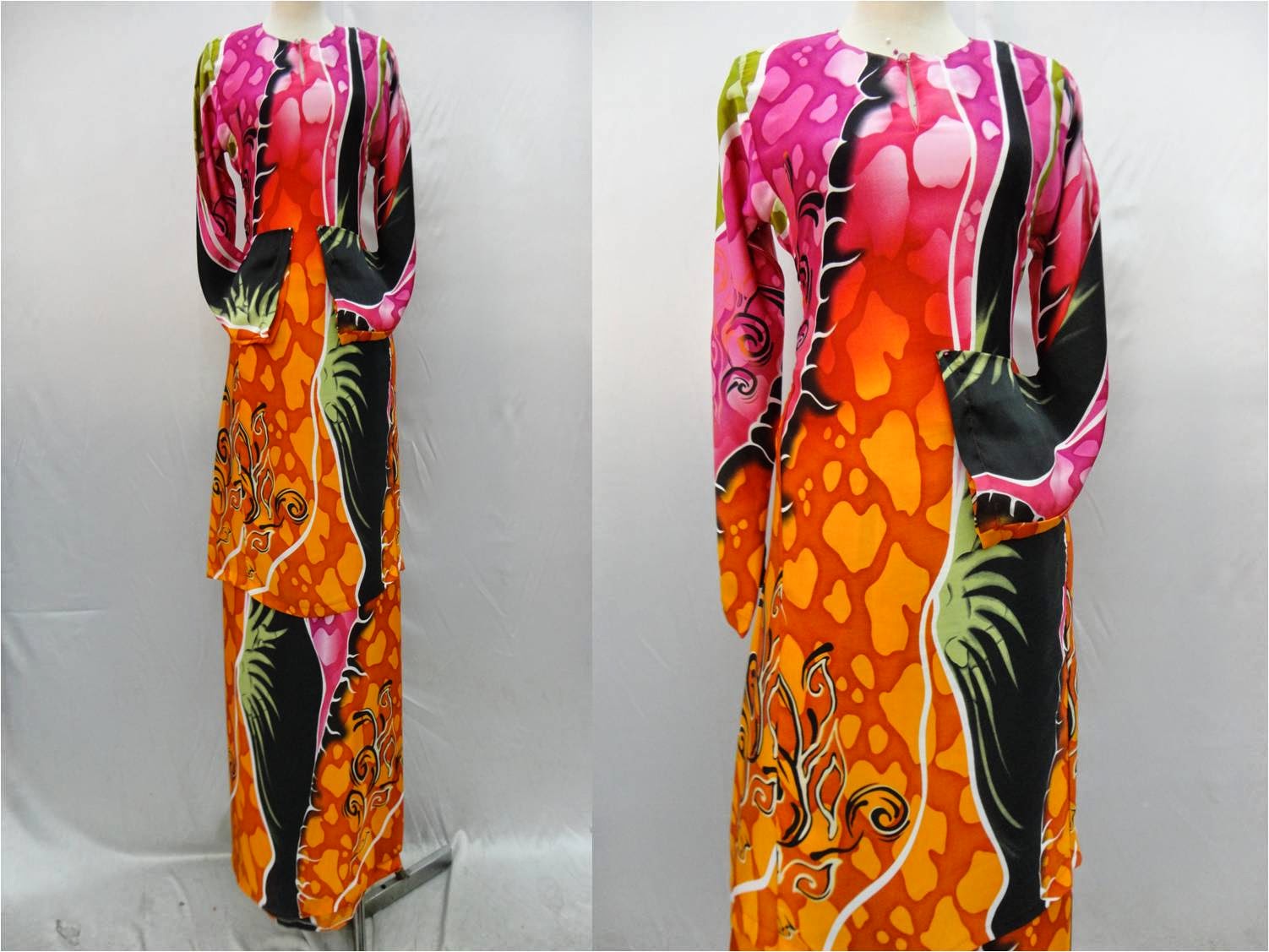 NUR IDAMAN EKSKLUSIF: Kurung Pahang Arosca design