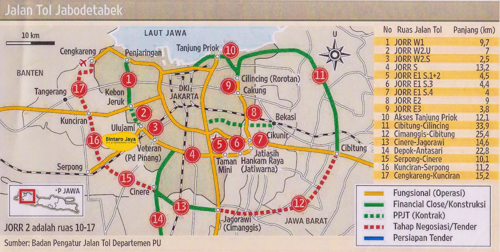 BINTARO JAYA : LOKASI
