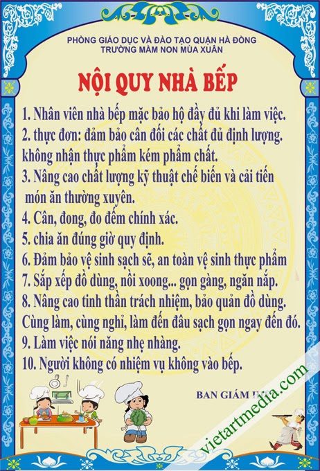 Làm bảng hiệu trường mầm non tại hà nội | Làm biển hiệu mầm non
