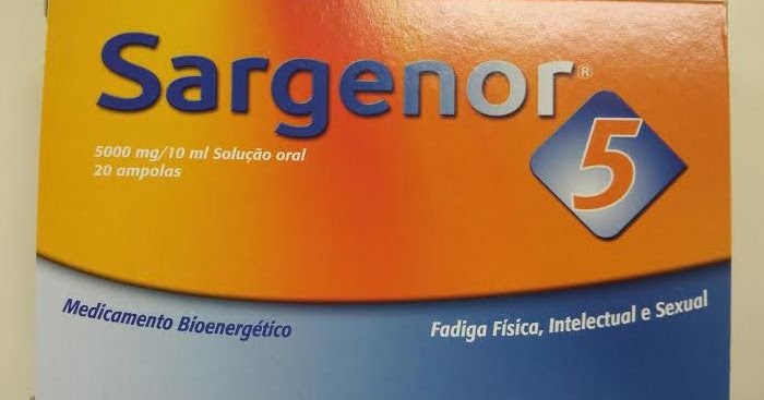 Dicas da Farmácia Úteis: Sargenor 5: melhoria do rendimento físico e ...