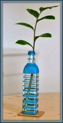 lila365idees: ΜΠΟΥΚΑΛΙ ΜΕ ΡΙΓΕΣ (BOTTLE WITH STRIPES)