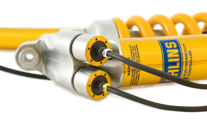 Mechanical World: Ohlins - Electronically Adjustable Suspension System