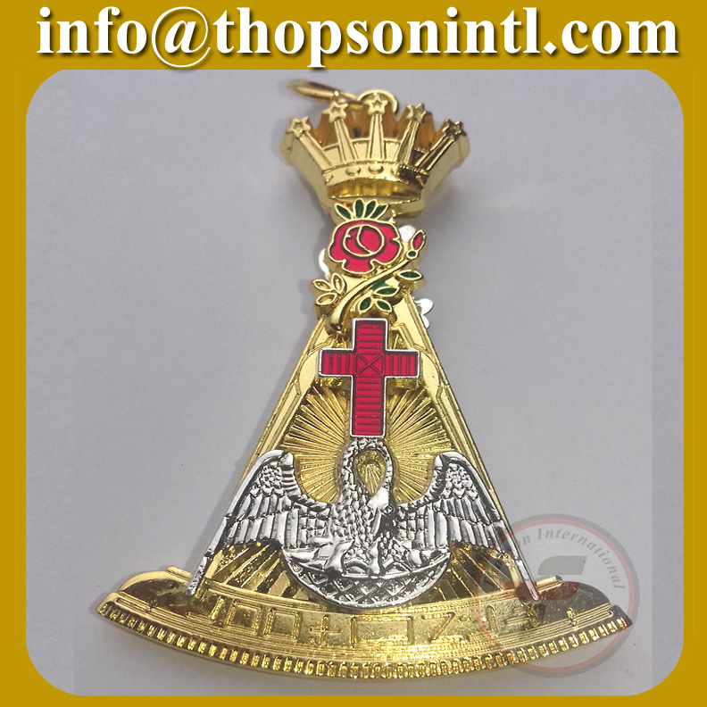 Thopson International : Masonic Rose Croix 18th Degree collar Jewels