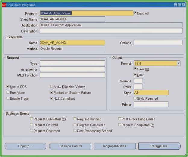Oracle Applications Oracle Application Object Library Aol