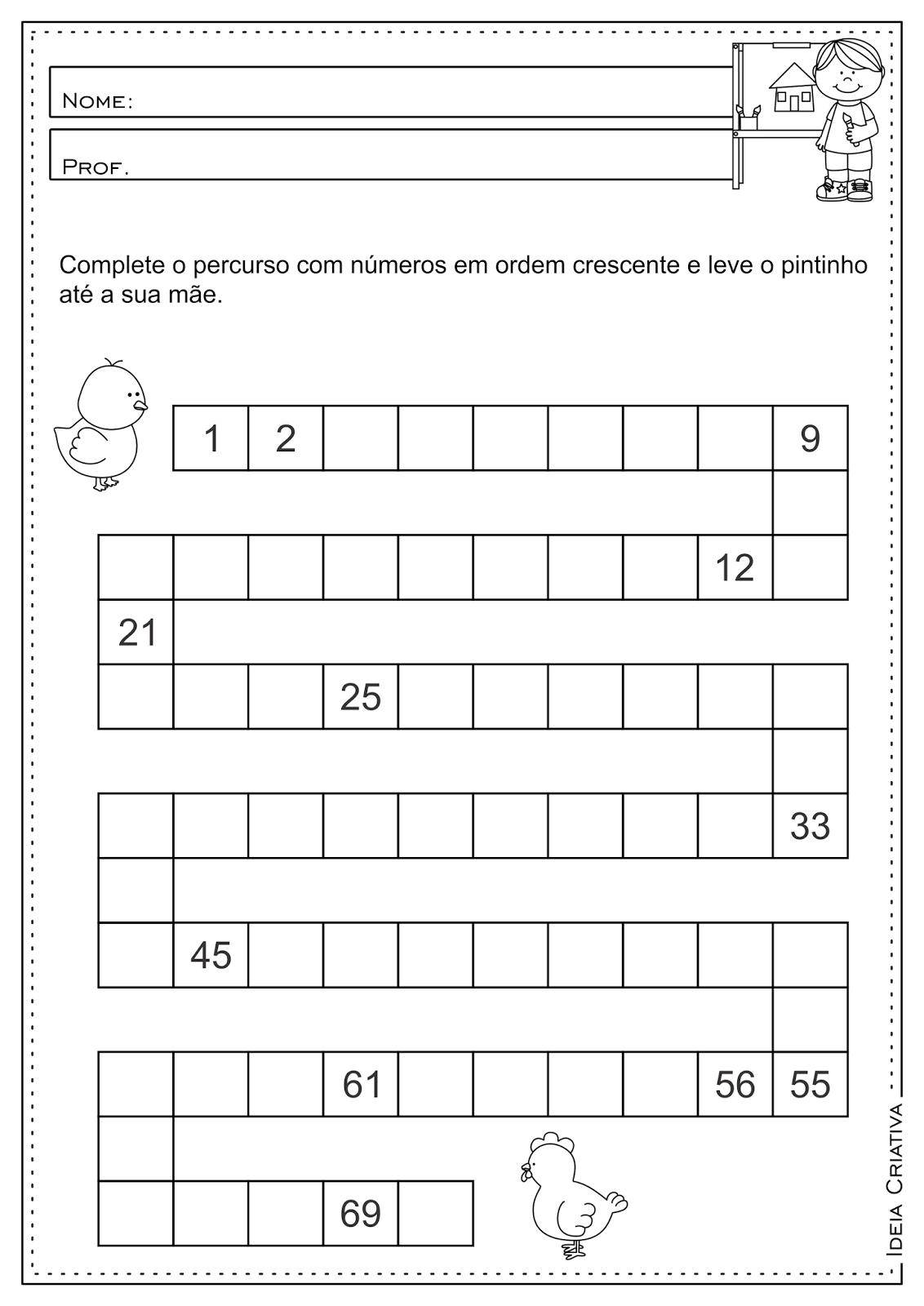 Escreva Os Números Em Ordem Decrescente - RETOEDU
