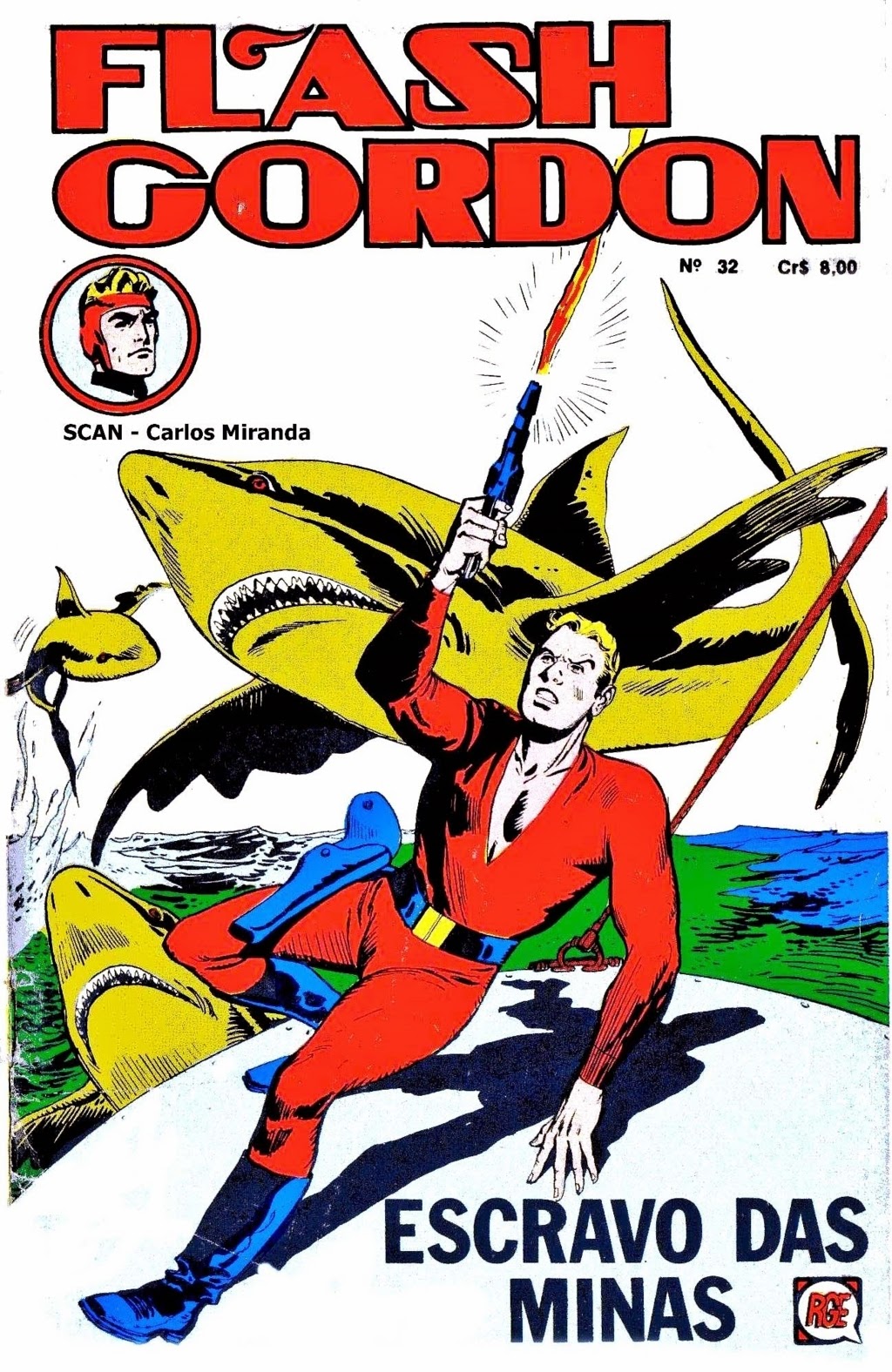 ROCK & QUADRINHOS SCANS: FLASH GORDON 32-2ª SÉRIE(RGE)-FEVEREIRO DE 1978