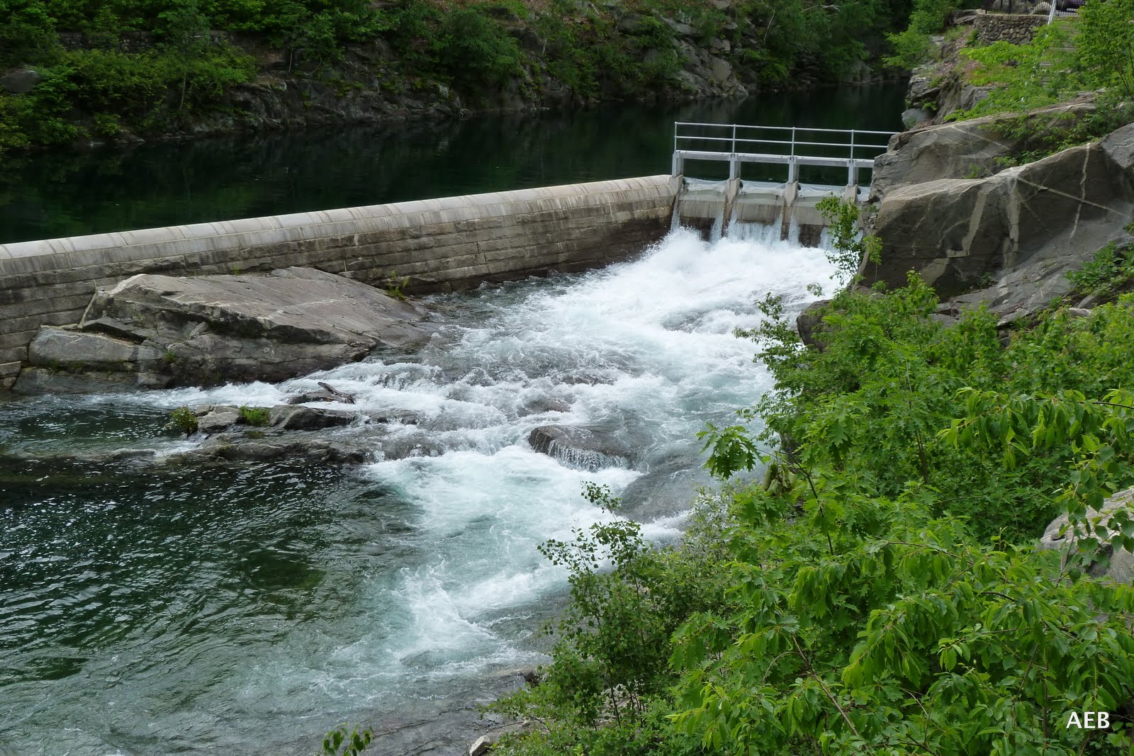 Where ever I go...: Windsor Dam and Quabbin Reservoir