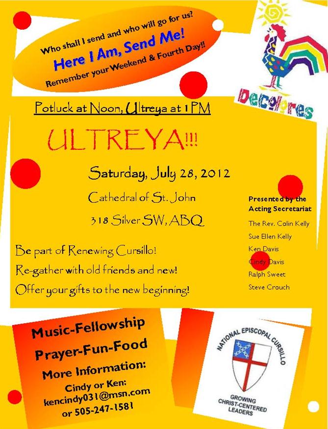 Varieties of Gifts-One Body: Cursillo and an Ultreya