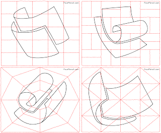 Four grid: Free printable Sheet grid line drawing worksheet/activity ...