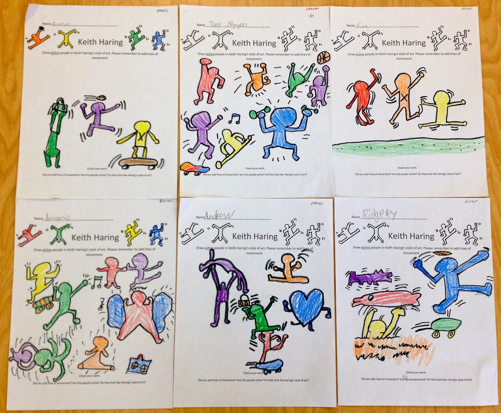 Art with Mr. Giannetto: 2nd Grade: Keith Haring