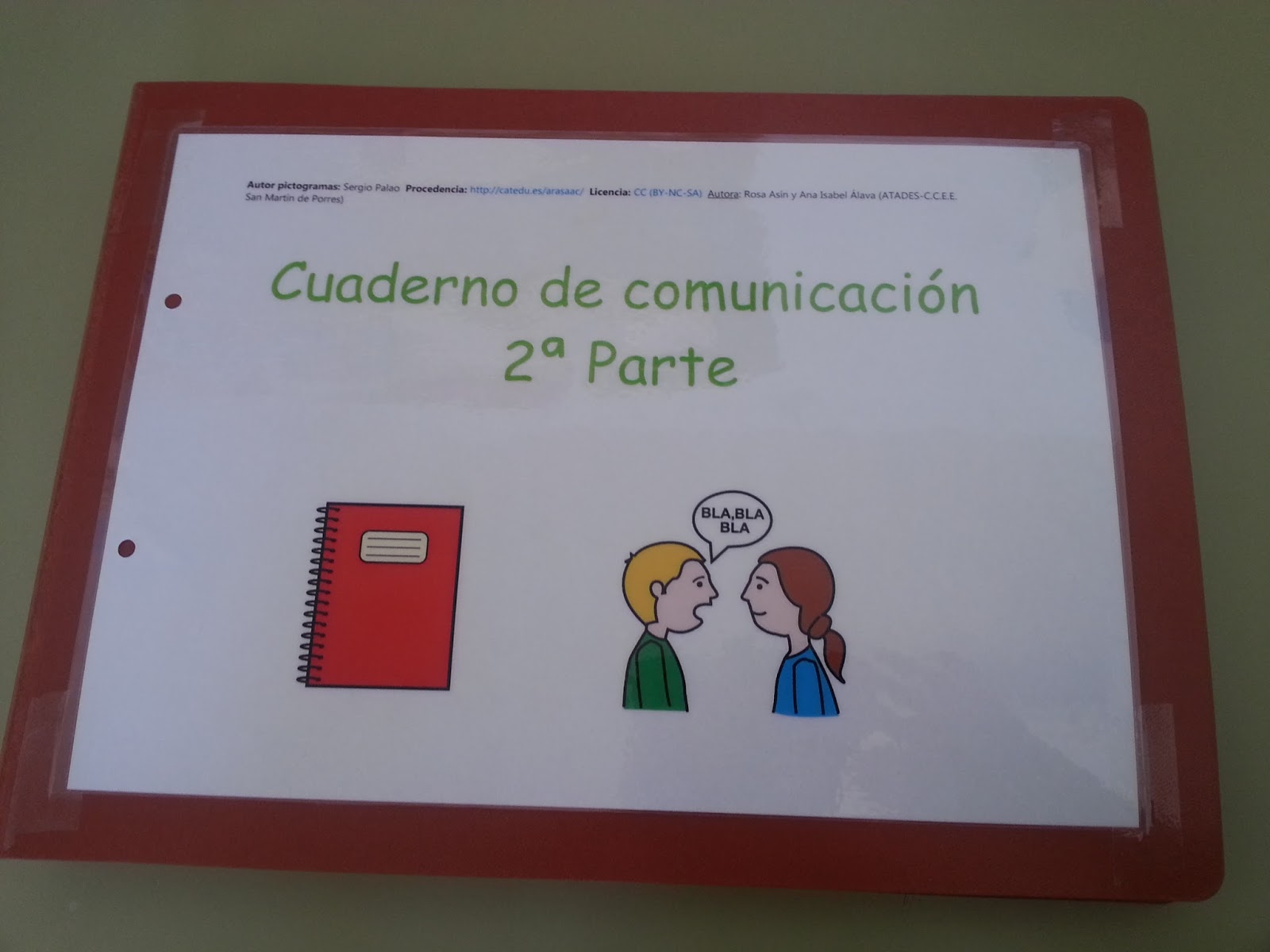 AUDICION Y LENGUAJE: CUADERNO DE COMUNICACION