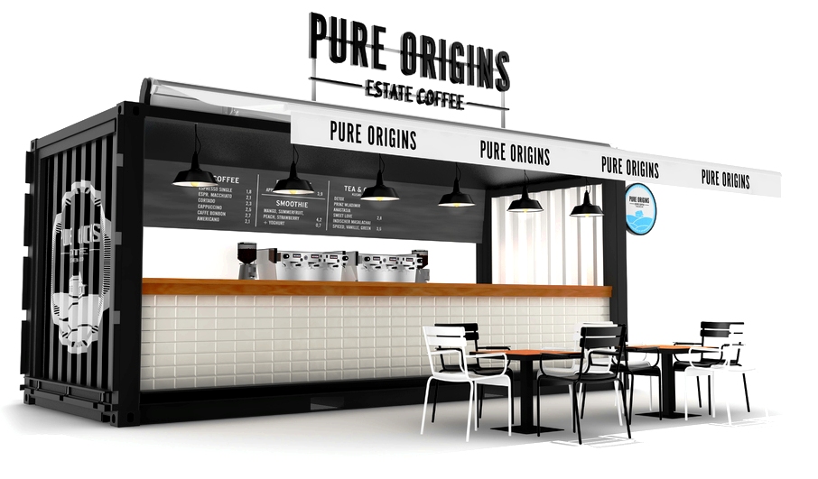 COFFEE SHOP CONTAINER IDEA - Container Interior Design Idea