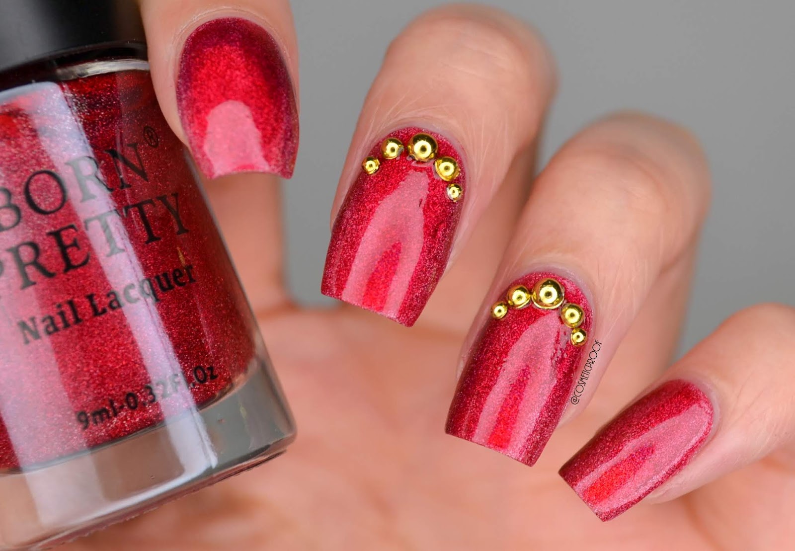 NAILS | Oooh! It's a Red Holo! #ManiMonday | Cosmetic Proof | Vancouver ...