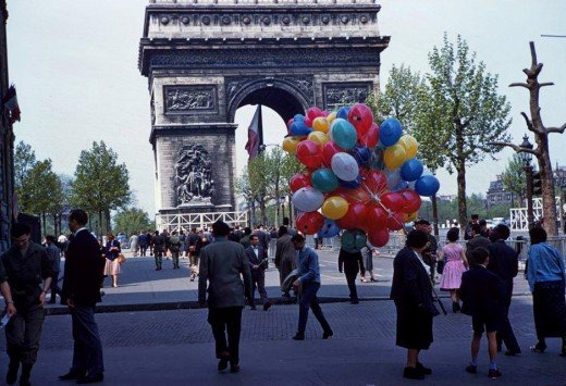 Color Photographs of Paris in the 1960s ~ Vintage Everyday