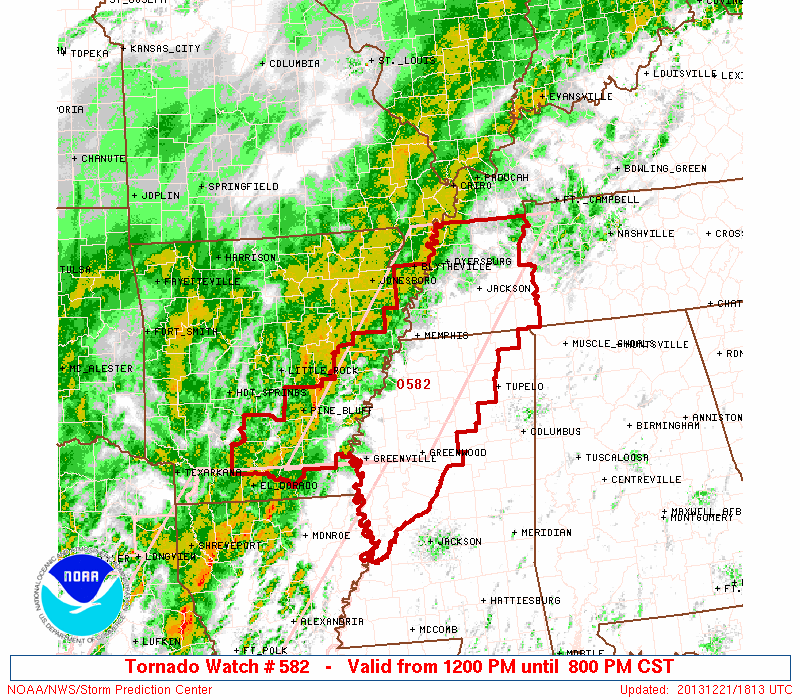 National Weather Map Radar Loop - Map