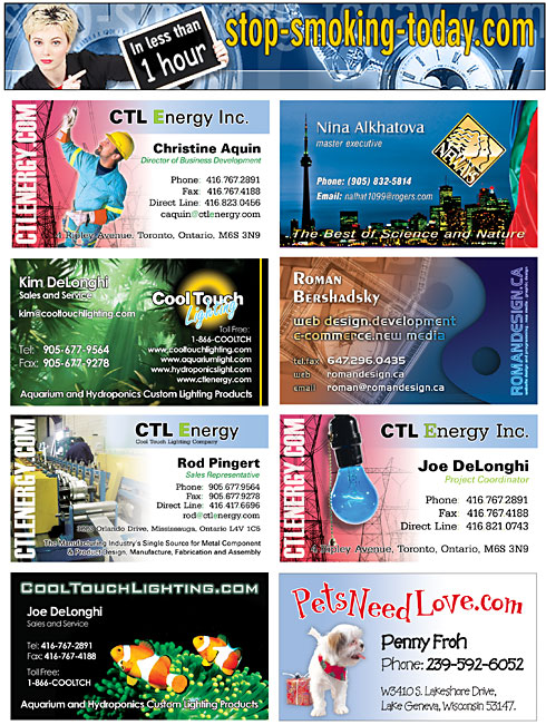 All Amazing Designs: Business Cards Examples