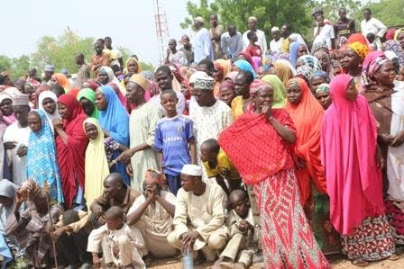 Photos: Distribution of relief items to the people of Buni Yadi who ...