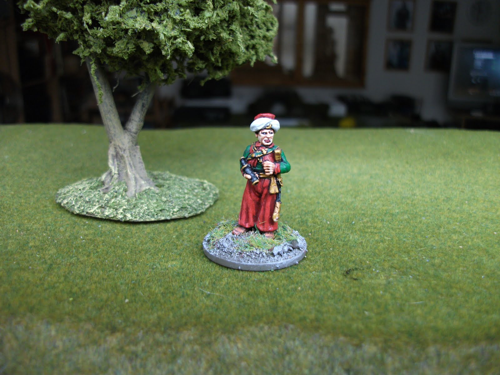 The Angry Lurker: 28mm Painted Napoleon Bodyguard Mameluk Roustam Raza.