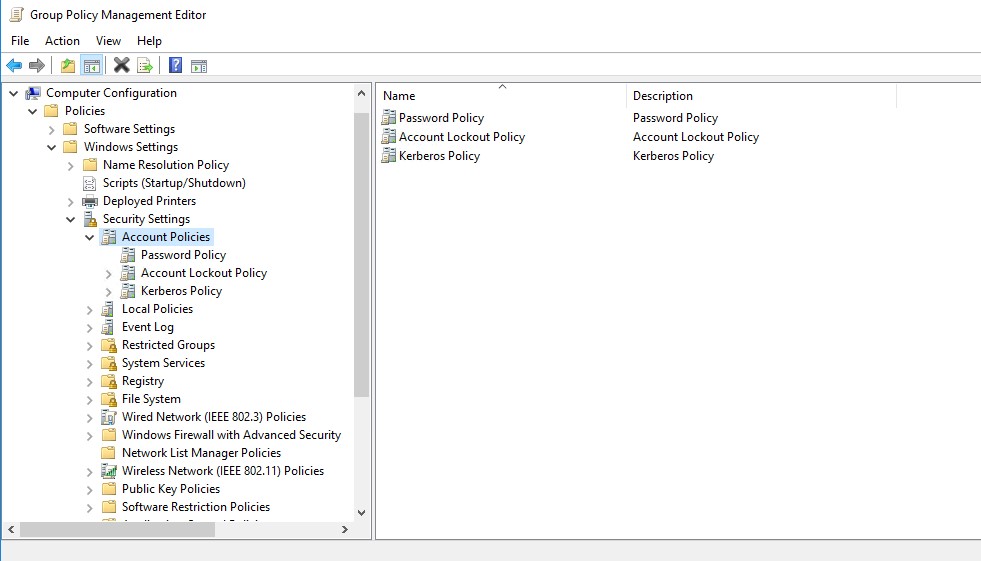 Window Server 2012 Hardening Checklist