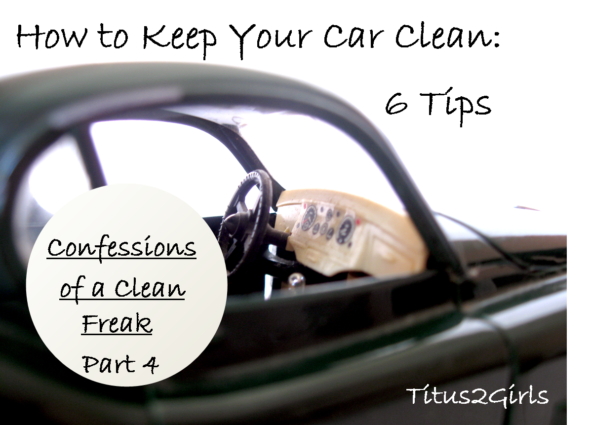 Titus 2 Girls: How to Keep Your Car Clean: 6 Tips