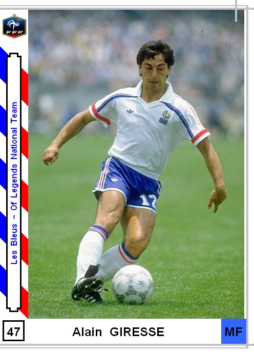 Cartes FootBall: Cards Equipe de France legends