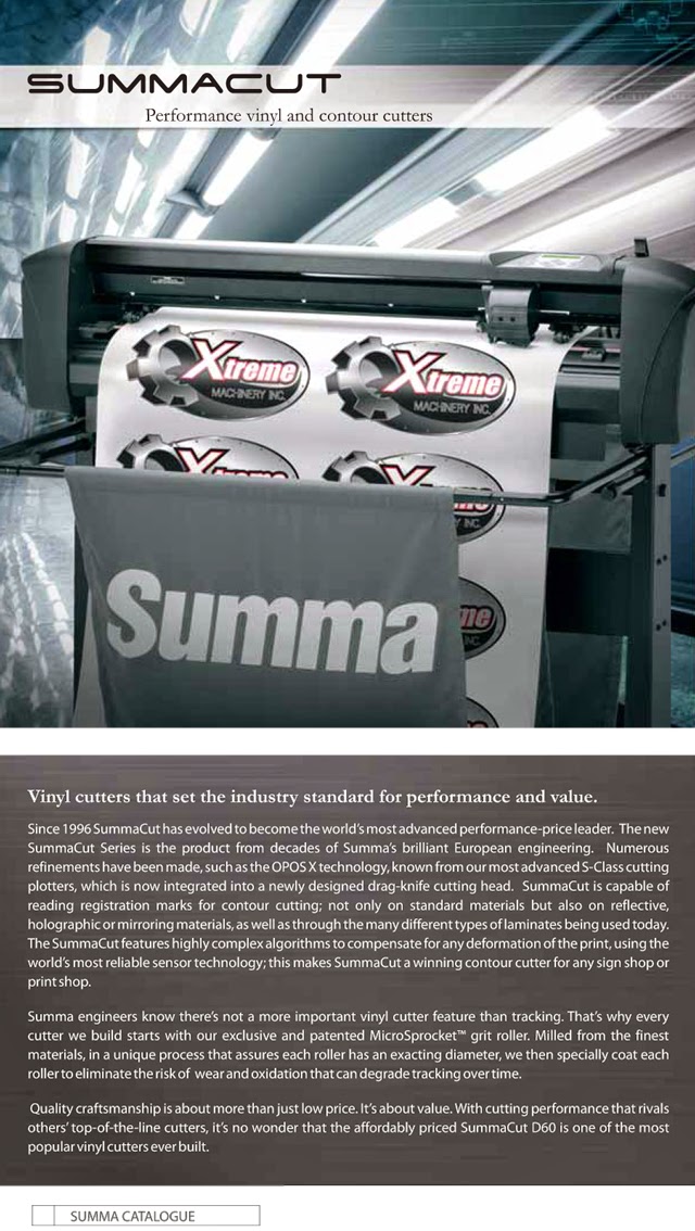 Craft Magic Global Marketing: SummaCut cutting plotter