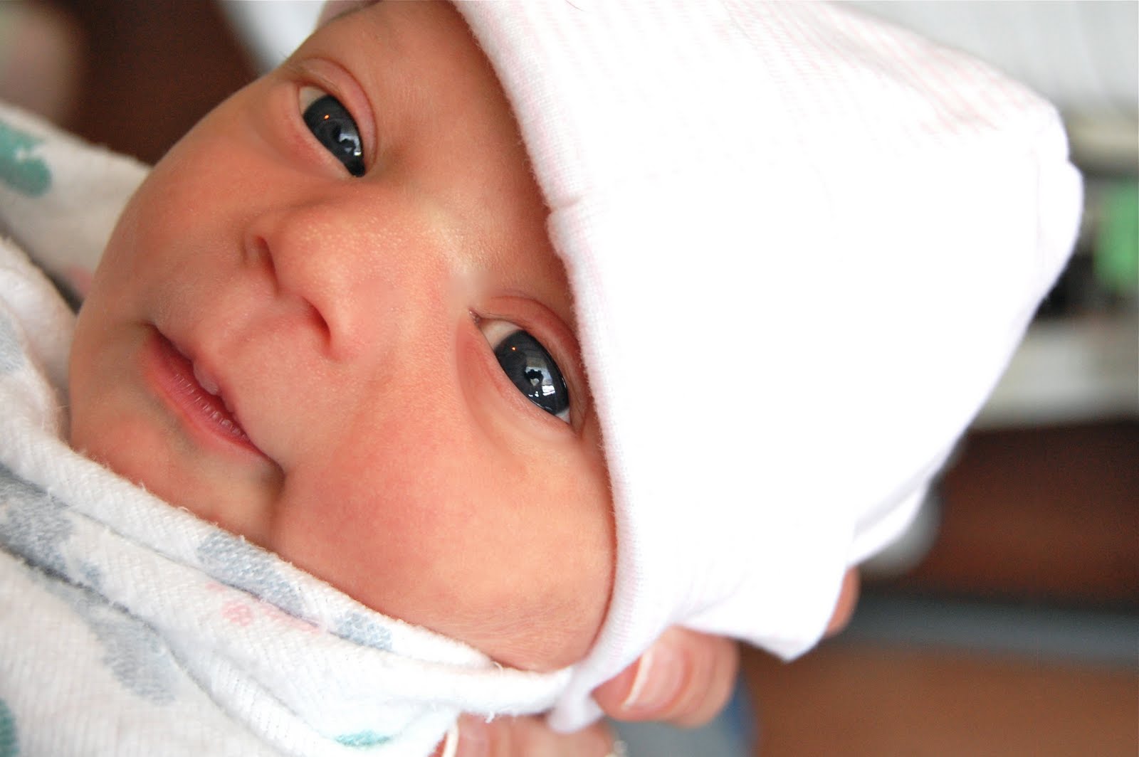 The Harnisch Family: Baby Lyla (1 day old) and Grant (1 year old)