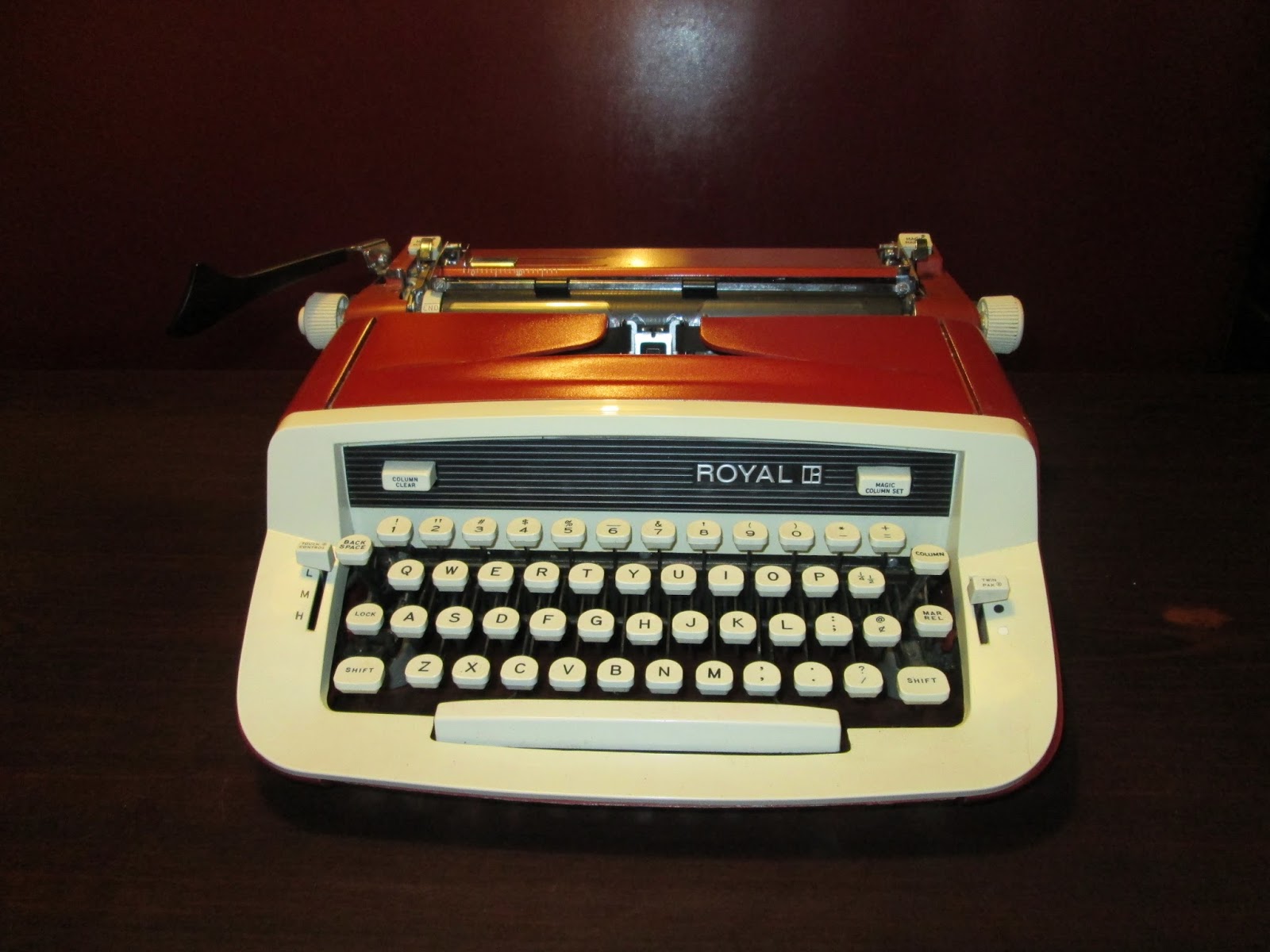 Royal Typewriters: Refreshed Red Royal