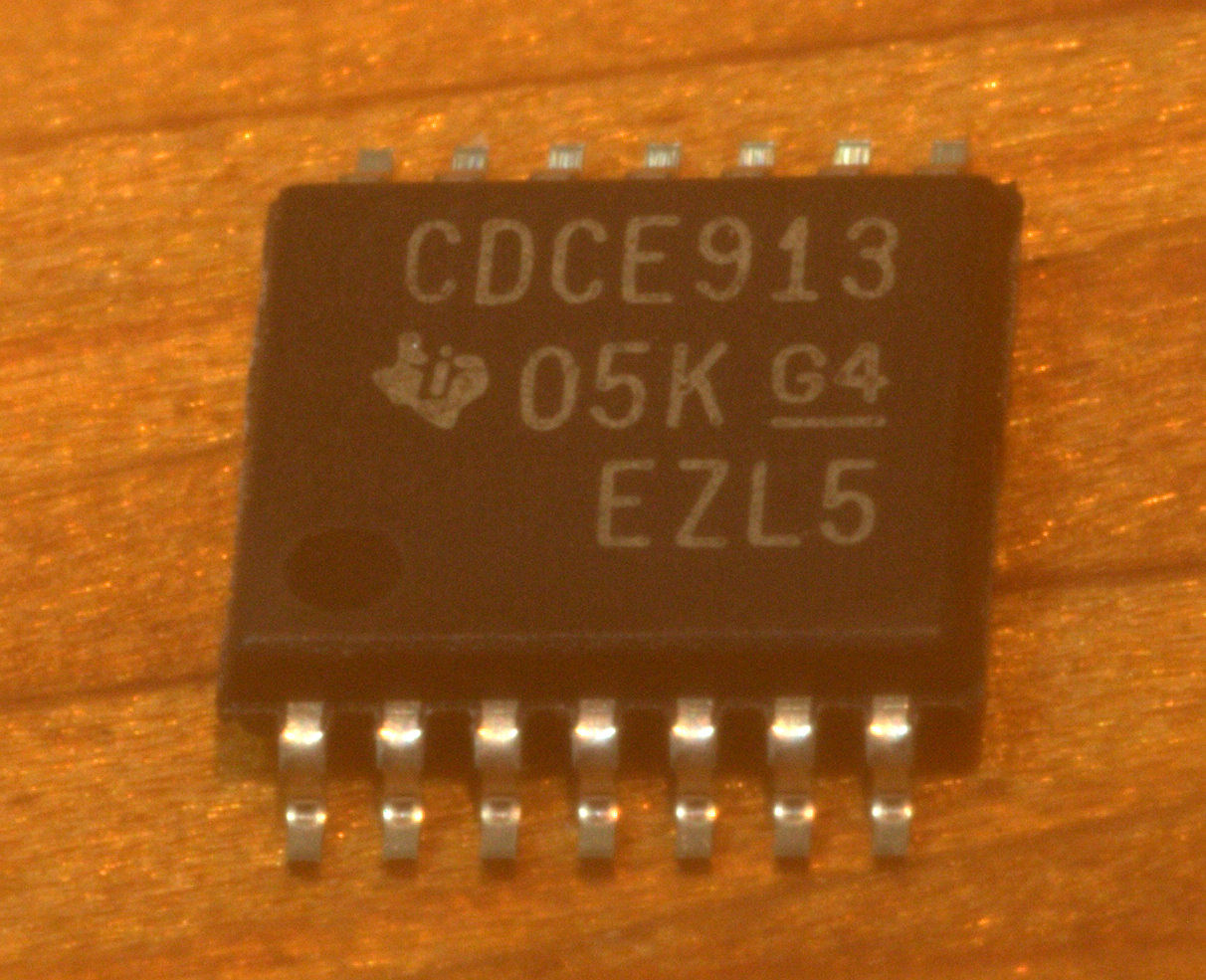 マルチチャネルDAC製作記: DE0-nano /VCXO Clock Synthesizer CDCE913/ Dual I 2 C ...