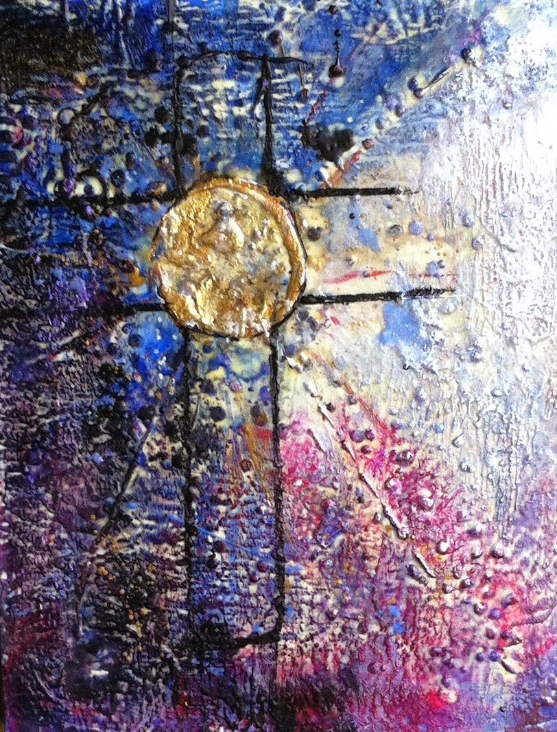 Daily Painters Abstract Gallery: This 16x20 encaustic painting “Symbol ...