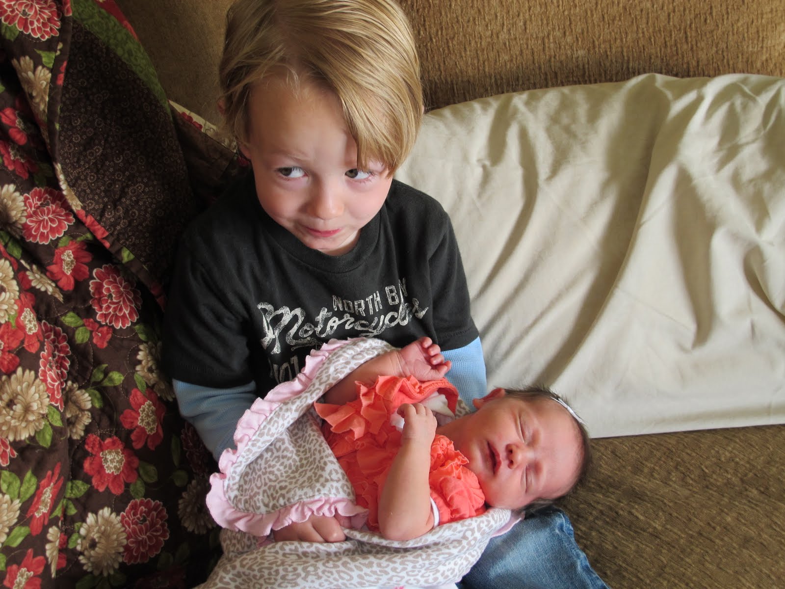 The Timms Family: Greysen loves his sister