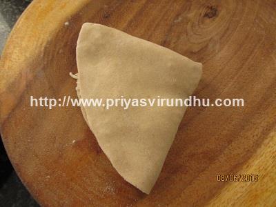 Priya's Virundhu: Cheese Chapati/Triangle Cheese Chapati/Grated Cheese ...