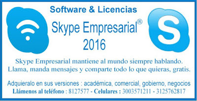 Skype Empresarial 2016 - "Software Digital 2015"Software Digital 2015