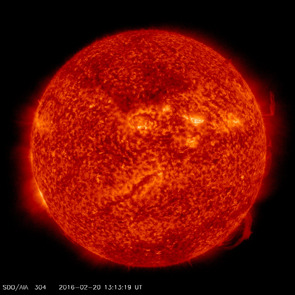 astronomia: El Sol hoy (20-02-2016)