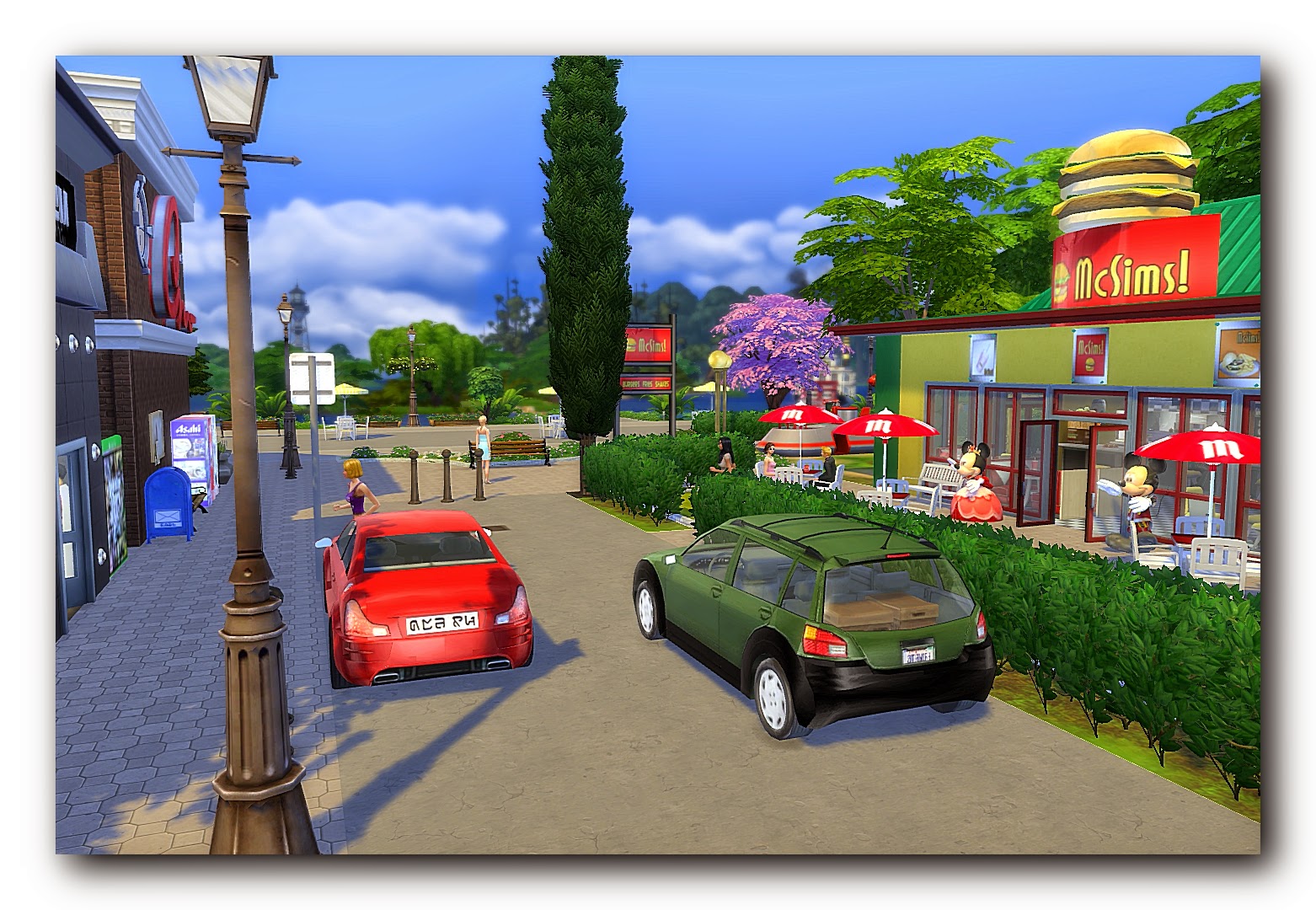 Architectural tricks from Dalila for SIMS 3-4: Sims street