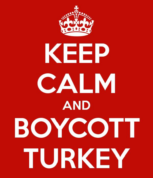 Οἱ Ἀδιάβροχοι: BOYCOTT TURKEY