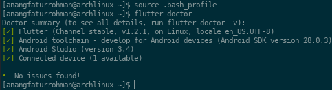 Tutorial install Flutter di Linux
