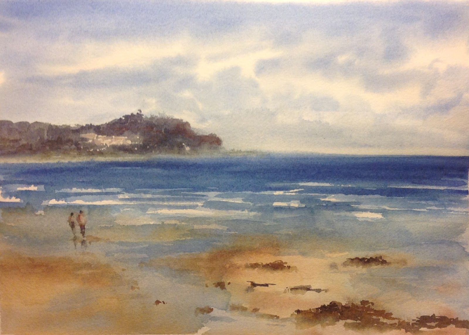 Acuarelas Luis Cámara - Watercolors: Playas