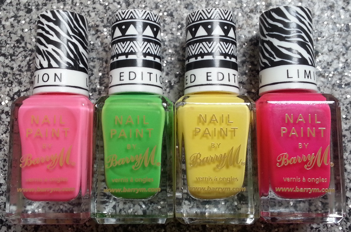 Pie's Eyes & Other Sparkly Stories...: Barry M Limited Edition Summer Neons