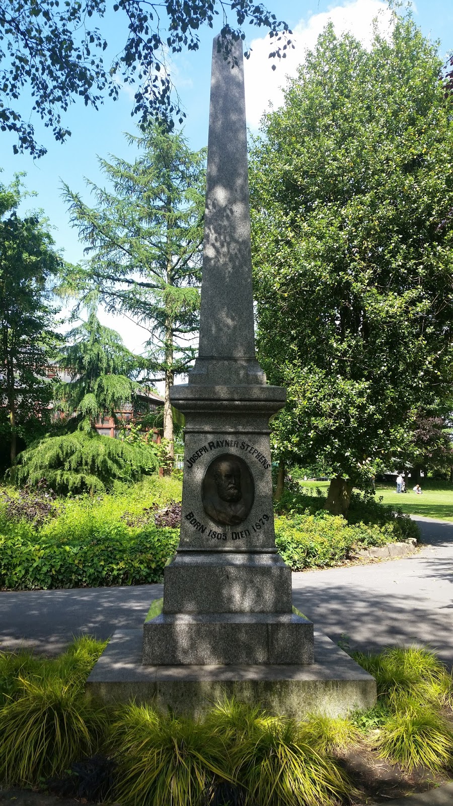 Fighting Talk by Mark Metcalf : Joseph Rayner Stephens plaque and ...