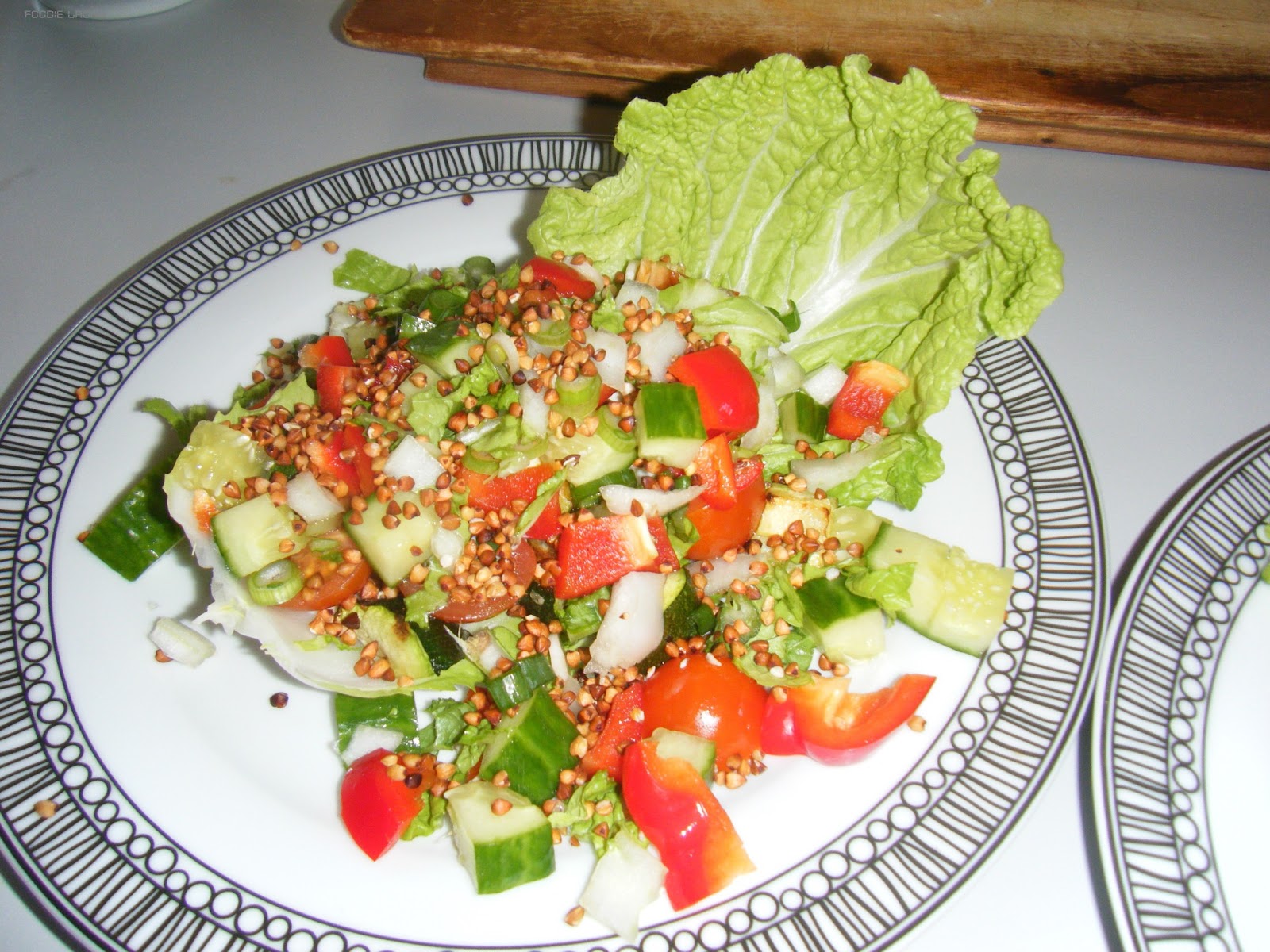 Roast Courgette Salad With Toasted Buckwheat